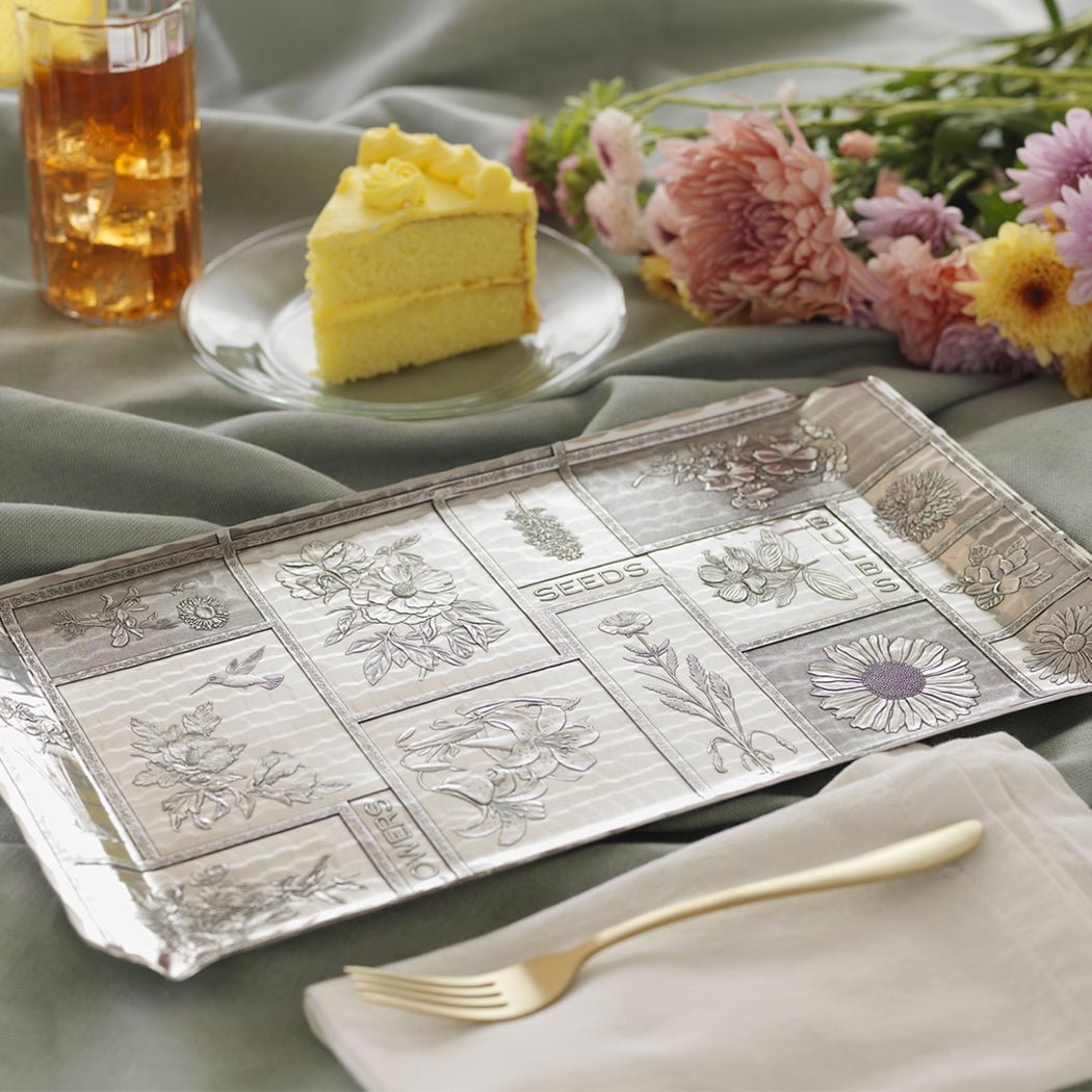 American Botanical Hostess Tray - Eclectic Treasures – Eclectic Treasures