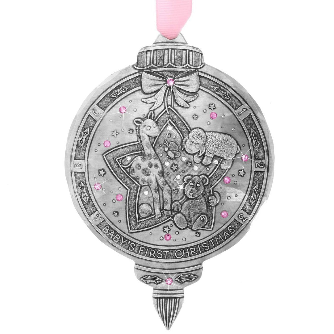 Baby Girl 1st Christmas with Crystals - Wendell August Forge – Eclectic ...