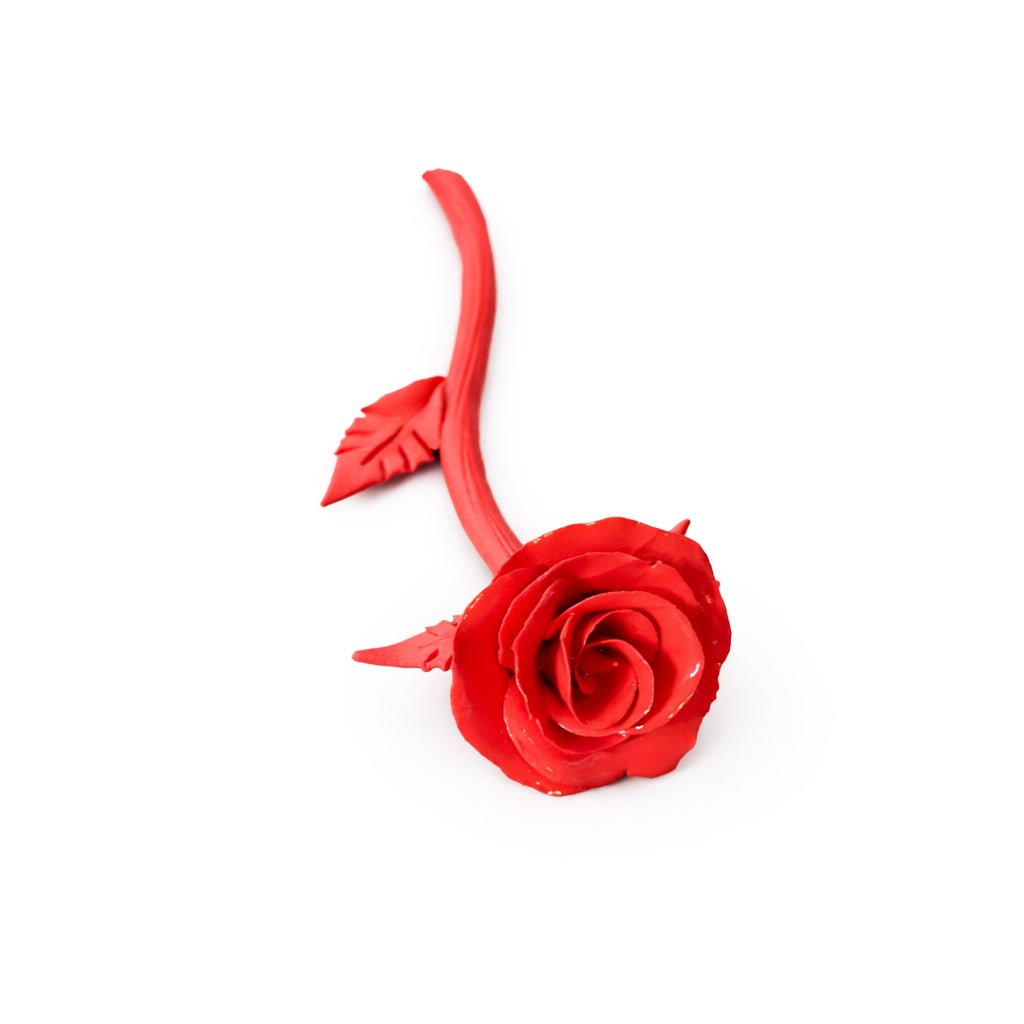 Timeless Love Red Rose Handmade Porcelain - Cori Ceramics – Eclectic ...